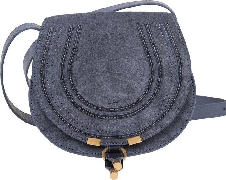 Chloé Marcie Logo Embossed Small Crossbody Bag - ShopStyle