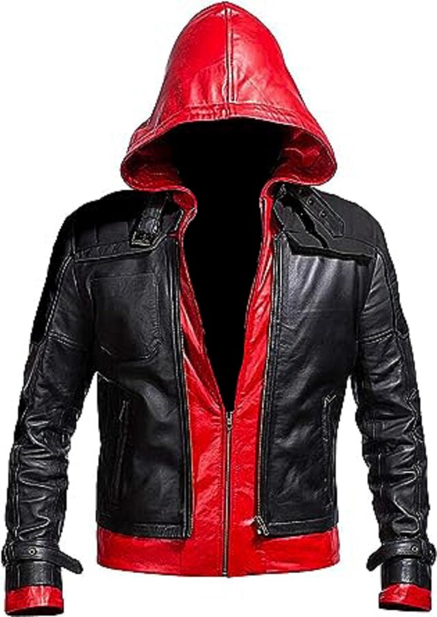 LP-FACON Jason Todd Jacket - red Hood Costume - Mens Jacket with Hood ...