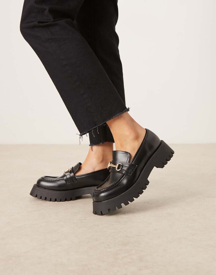 ASOS DESIGN Masterpiece chunky loafer in black - ShopStyle