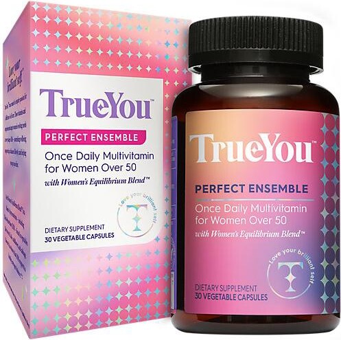 True You Perfect Ensemble - Once-Daily Multivitamin for Women Over 50 ...