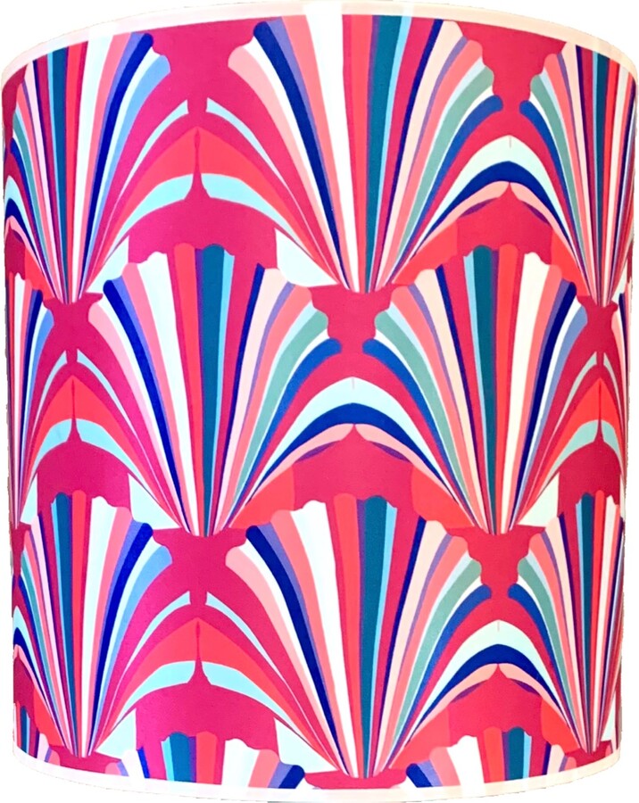 Chloe Croft London Limited - Magenta Silk Shell Lampshade - ShopStyle