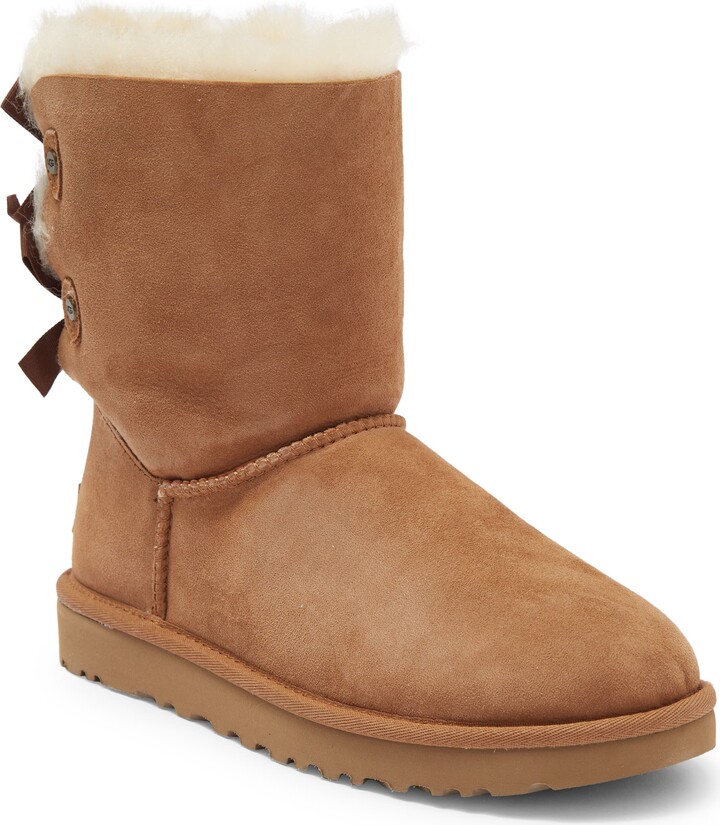 UGG Bailey Bow II Genuine Shearling Boot - ShopStyle