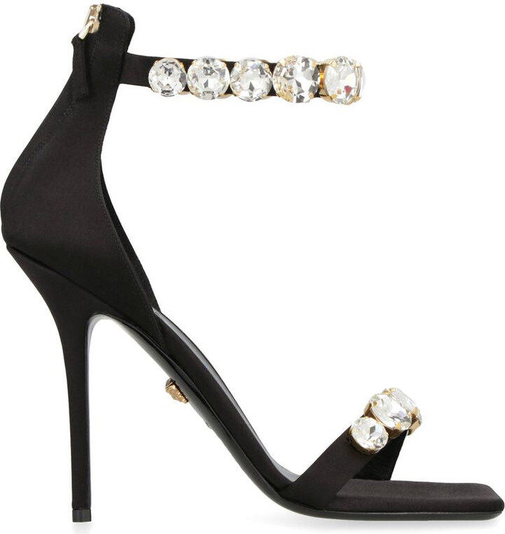 Versace Satin Sandals - ShopStyle