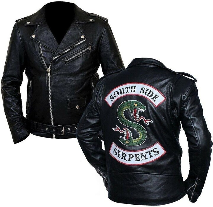 Home of Leather Men's Riverdale Southside Serpents Snake Jughead Jones ...