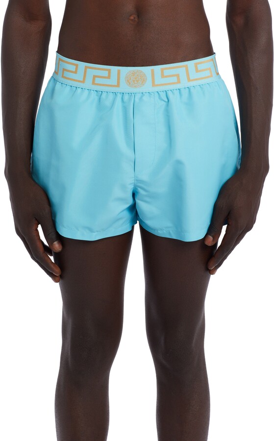 Versace Greca Swim Trunks - ShopStyle