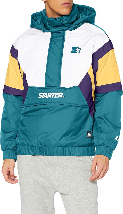 STARTER BLACK LABEL Men's Colour Block Half Zip Jacket Wind - ShopStyle