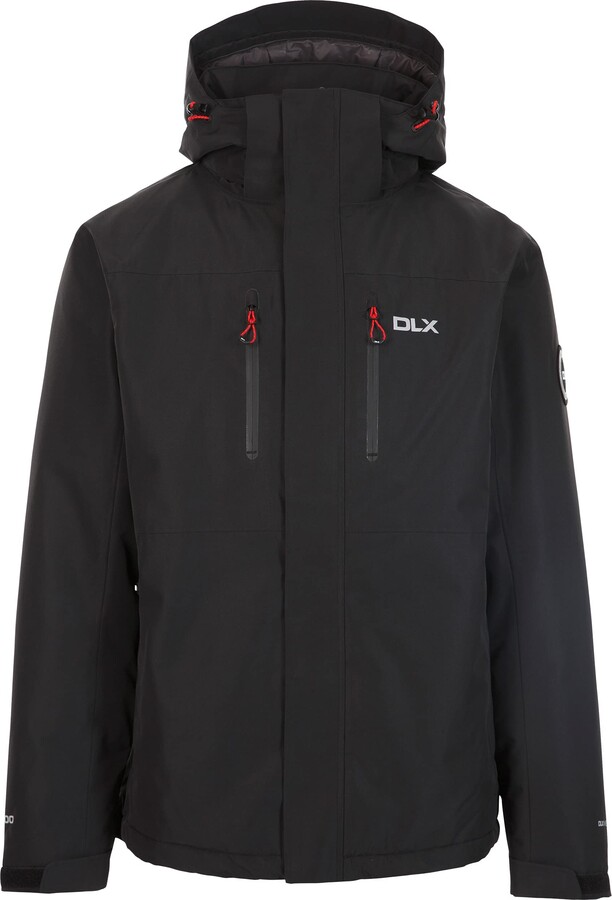 DLX Mens Waterproof Jacket Padded Zip Off Hood Oswarm - ShopStyle