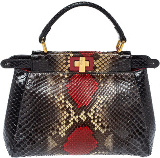 Fendi Python Peekaboo Bag - ShopStyle Satchels