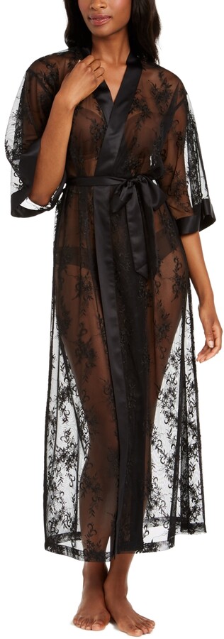 INC International Concepts Long Lace Wrap Robe, Created for Macy's ...