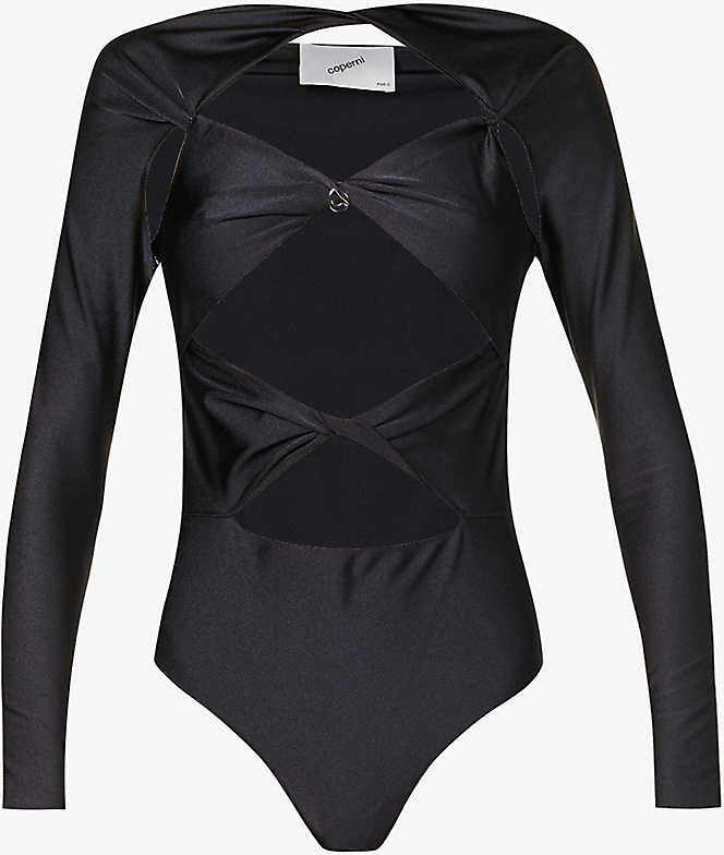 Coperni Twisted cut-out stretch-jersey body - ShopStyle Casual Jackets