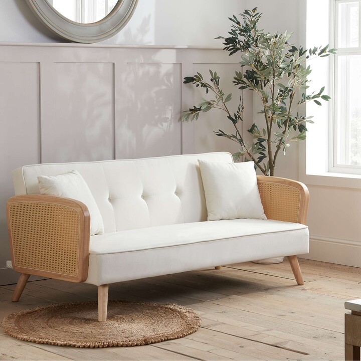 Dunelm Mila Sofa Bed, Rattan Natural - ShopStyle