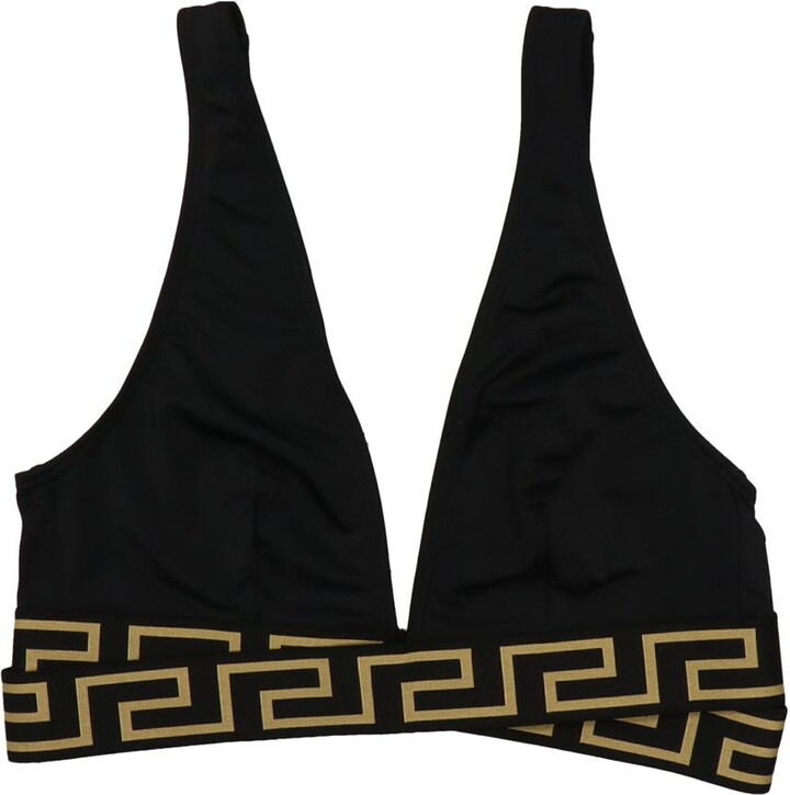 Versace Logo Bikini Top - ShopStyle Two Piece Swimsuits