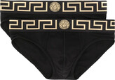 Versace Greca border briefs - ShopStyle