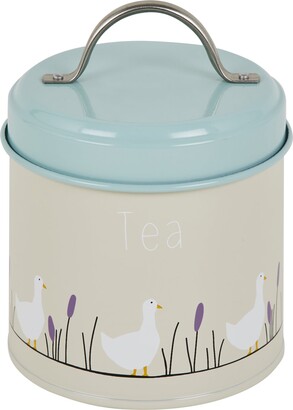 Dunelm Lucy Goose Metal Tea Canister Cream - ShopStyle Food Storage ...