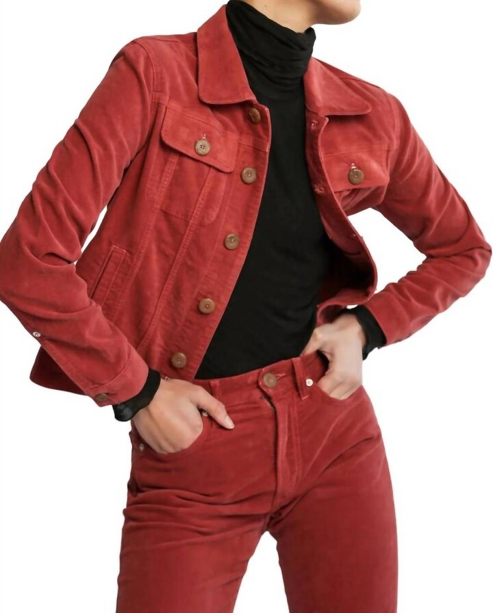 DAILY BLUE Flacky Trucker Jacket In Swing - ShopStyle