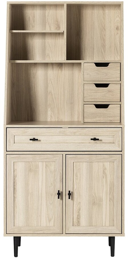 Hewson Belfast 64In Storage Desk And Hutch With Keyboard-Drawer - ShopStyle