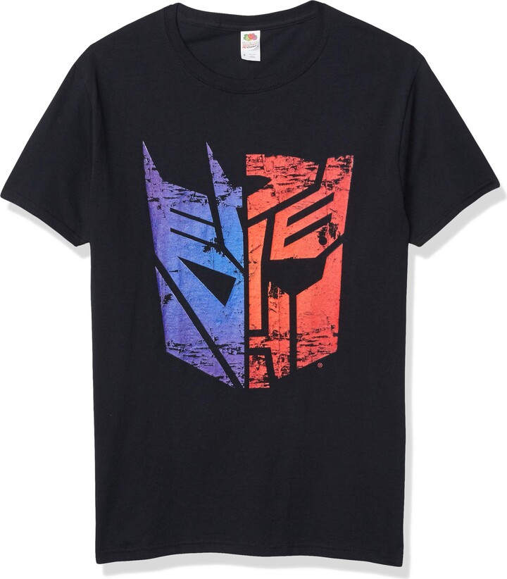 Transformers Split Logo Basic Solid Tee Black - ShopStyle T-shirts