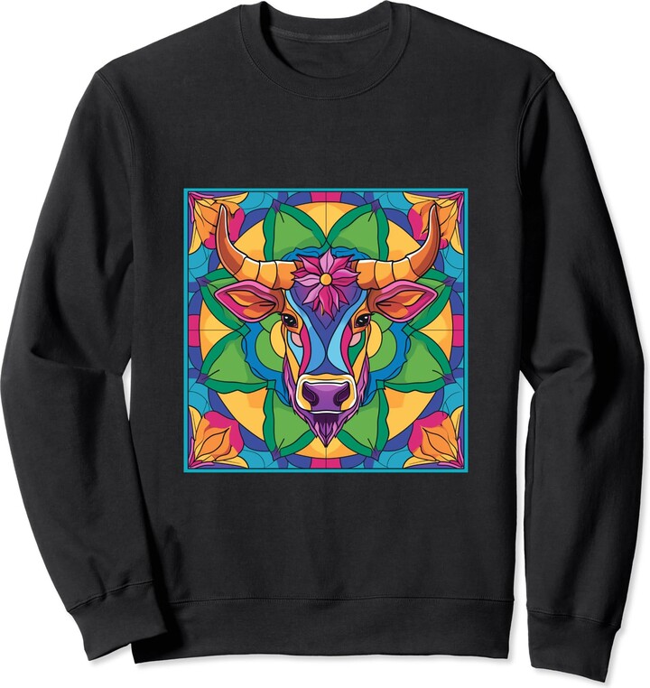 Landwirtschaft Kuhkopf Kuhdesign Kuhgrafik Cow Motif Cows Mandala Cute ...
