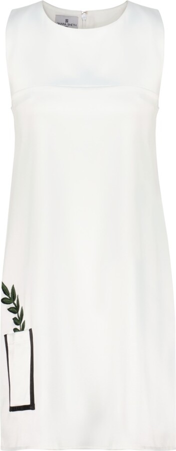 DHARA SHETH DUBAI - Pristine Mini Shift Dress - ShopStyle