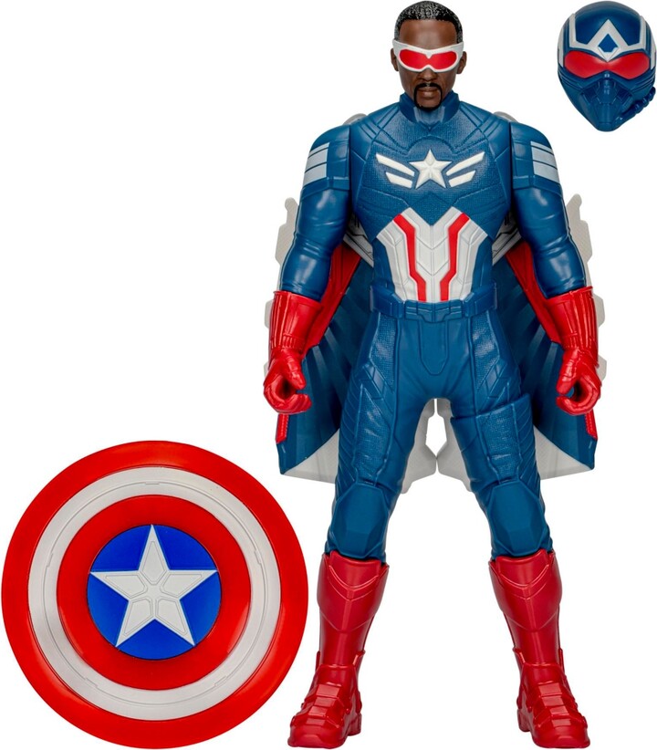 Marvel Avengers Captain America Brave New World Flight Mode Figure ...