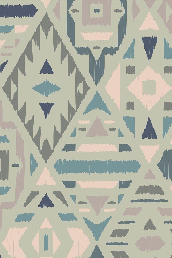 Bobbi Beck Eco-Friendly Geometric Triangle Pattern Wallpaper - ShopStyle