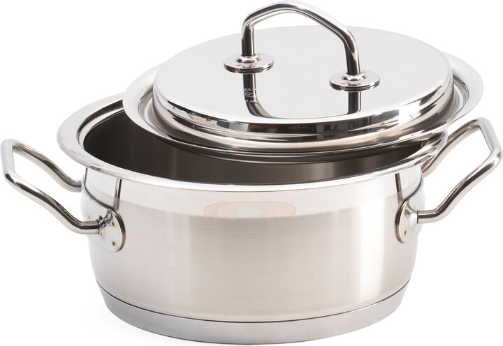 Silga Spa Made In Italy 3qt Stainless Steel Teknika Casserole Pan ...