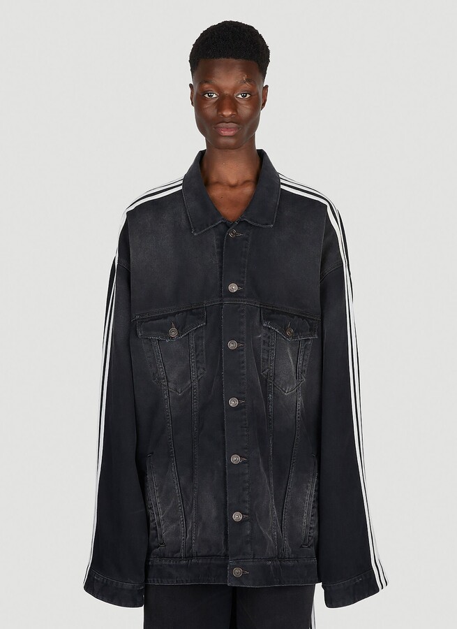 adidas x Balenciaga Denim Jacket in Black - ShopStyle