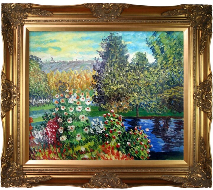 La Pastiche by Overstockart Corner of The Garden at Montgeron by Claude ...