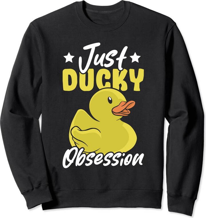 Rubber Ducks Clothes Rubber Duck Gift Rubber Ducky Obsession Funny Rubber Duck Sweatshirt ...