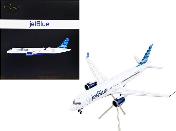Airbus A220-300 Commercial Aircraft "JetBlue Airways" White w/Blue Tail ...