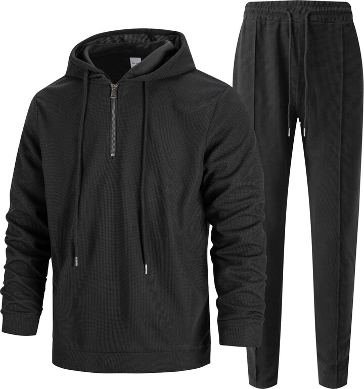 Midiskye Oversized Jogging Suit Men's 2-Piece Tracksuit Men's Classic ...