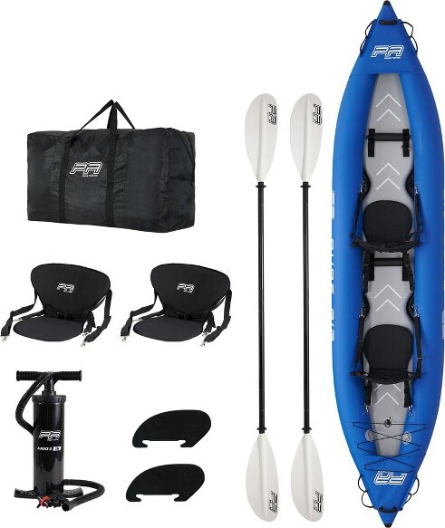 Aqua Marina: Inflatable Pure Air 2-Person Kayak Set Blue, 13'6" x 31 ...