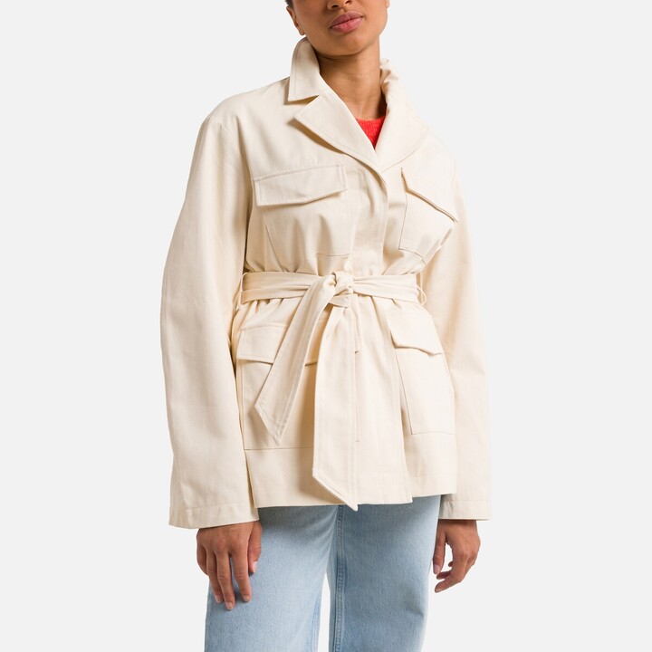 Samsoe And Samsoe Cotton Straight Utility Jacket - ShopStyle