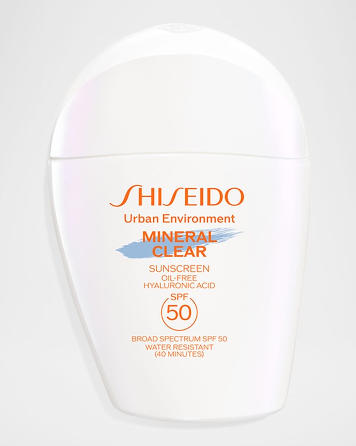 Shiseido Urban Environment Mineral Clear Sunscreen SPF 50, 1 oz ...