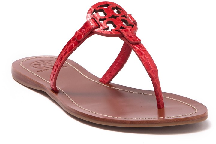 Tory Burch Gabriel Logo Thong Sandal - ShopStyle