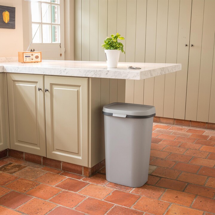 Curver Mistral 50L Flat Top Bin Grey - ShopStyle Kitchen Storage ...