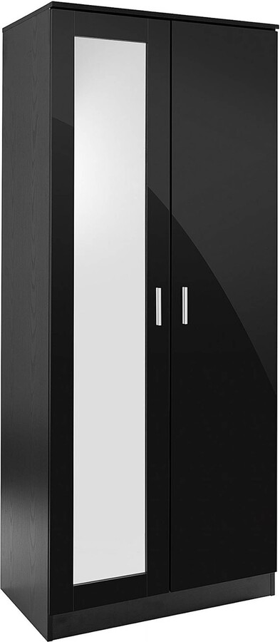GFW Ottawa Double Mirrored Wardrobe Black - ShopStyle Dressers & Armoires