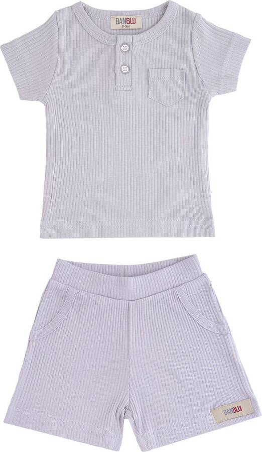 BANBLU Grey Modal Pocket Outfit - ShopStyle Boys' Matching Sets