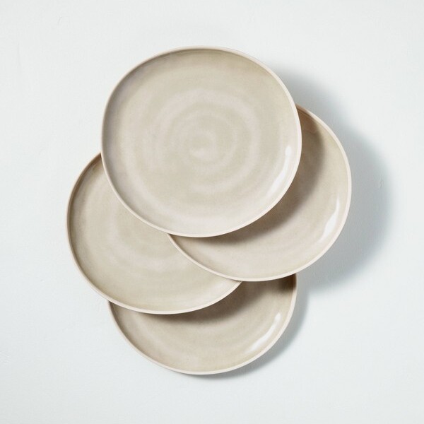 Hearth & Hand with Magnolia 4pk 11" Tonal Bamboo-Melamine Dinner Plate ...