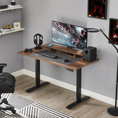 Inbox Zero Joannette Height Adjustable Standing Desk - ShopStyle