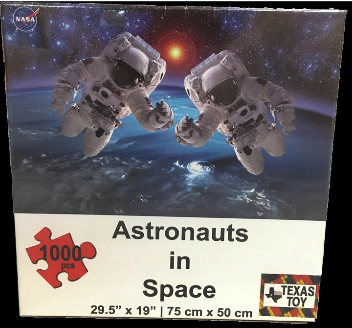 Texas Toy Distribution 2 mm NASA Astronauts in Space Cardboard Puzzle ...