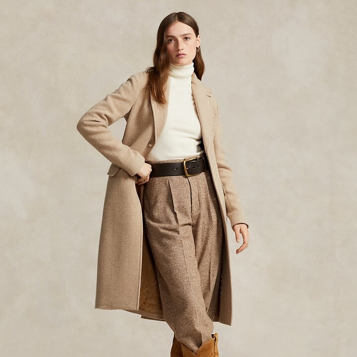 Ralph Lauren Herringbone Coat - ShopStyle