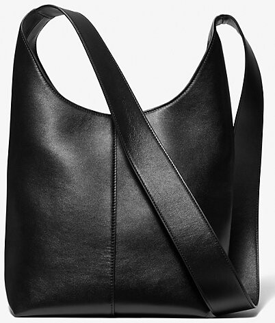 Michael Kors Dede Medium Leather Hobo Bag - ShopStyle