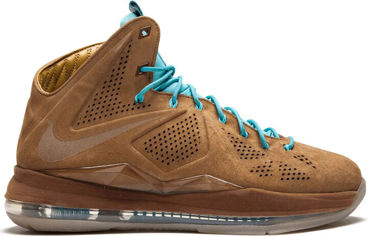 Nike LeBron 10 EXT QS "Brown Suede" sneakers - ShopStyle