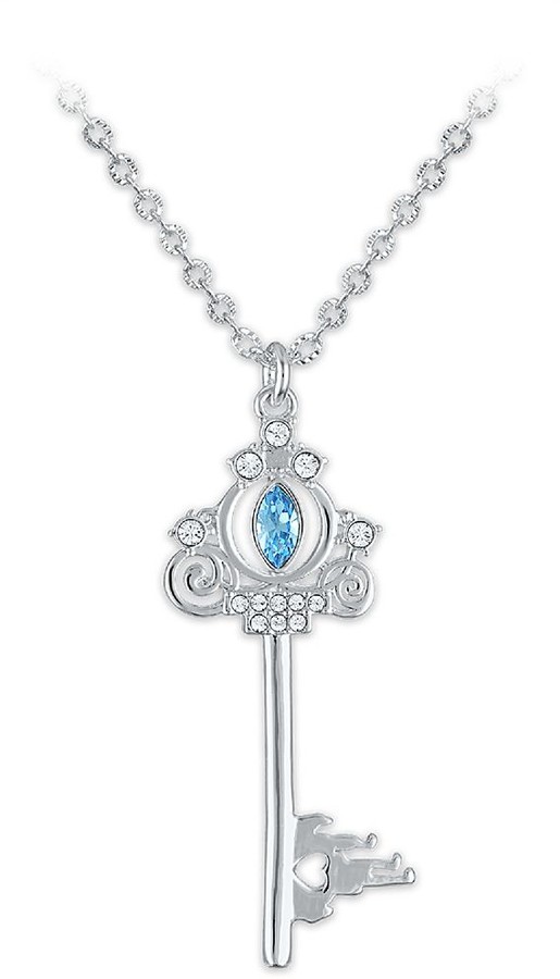 Disney Cinderella Swarovski Crystal Key Necklace - ShopStyle