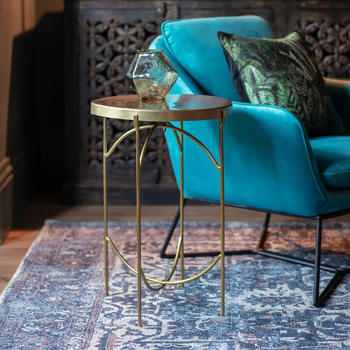 So'home Domoh Brushed Brass Side Table - ShopStyle