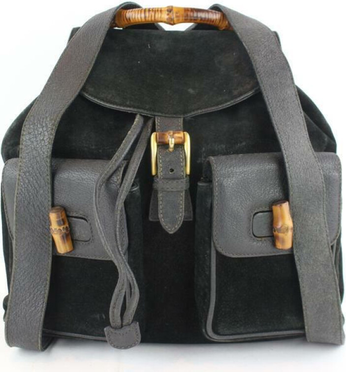 Gucci Bamboo leather backpack - ShopStyle