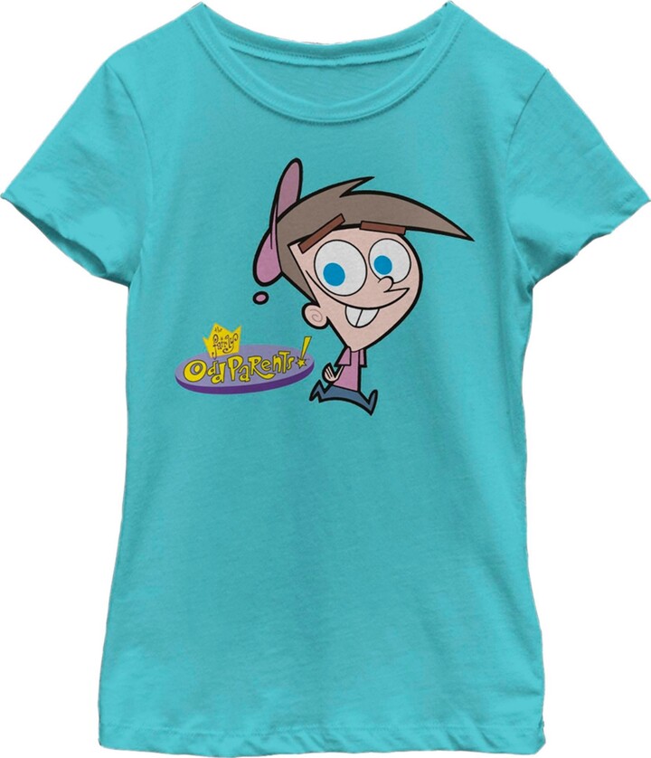 Nickelodeon Girl's The Fairly OddParents Timmy Turner Classic Logo ...
