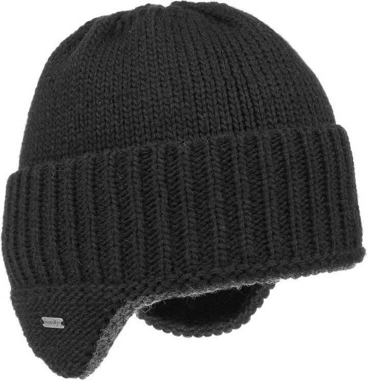 McBURN Anton Knit Hat Men - Made in Italy Wool Beanie Winter ski with Lining - ShopStyle Gloves
