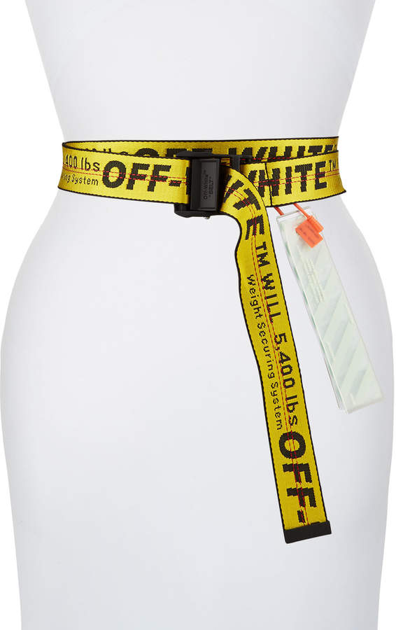 Off-White Classic Industrial Web Logo Belt - ShopStyle